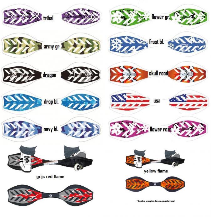 Ripstik air pro blauw - Razor ripstik air - www.astridswaveshop.nl